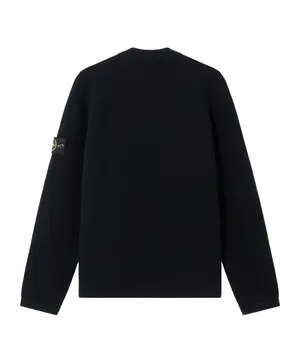 Stone Island Mock Neck Zip Detailed Jumper