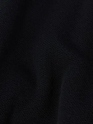 Stone Island Mock Neck Zip Detailed Jumper