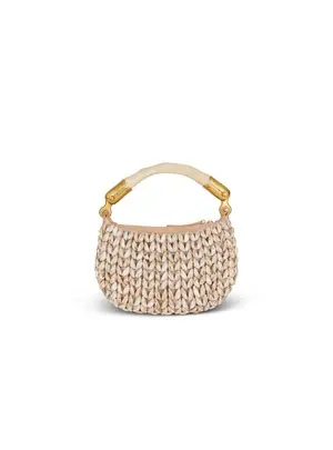 Balmain Suede And Shell Mini Bag