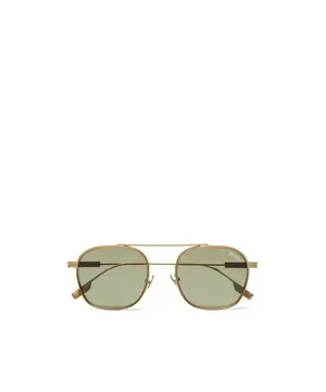 Zegna Pilot Frame Sunglasses - Nude