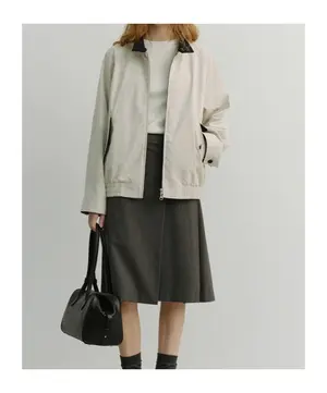 DUNST Buckled Pleated Midi Skirt