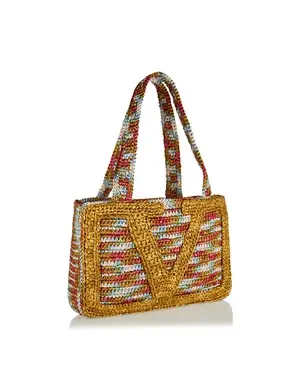 Valentino Garavani Viva Superstar Crochet Tote Bag