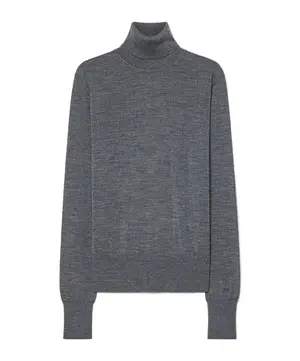 FORTE_FORTE Merino Wool Turtleneck Knitwear - Anthracite