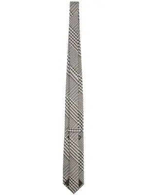 TOM FORD Houndstooth Checked Neck Tie