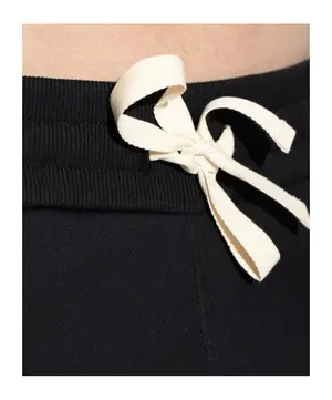 JIL SANDER Drawstring Cuffed Joggers - Black