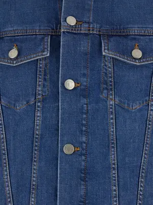 Jacob Cohen Logo Patch Stretch Denim Jacket