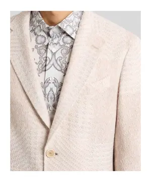 Etro Wool-blend Patchwork Blazer - Light Brown