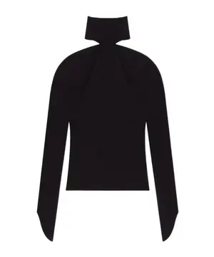 COURREGES Illusion Circle Top