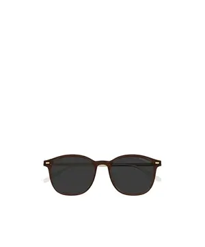 Montblanc Eyewear Oval Frame Sunglasses - Black