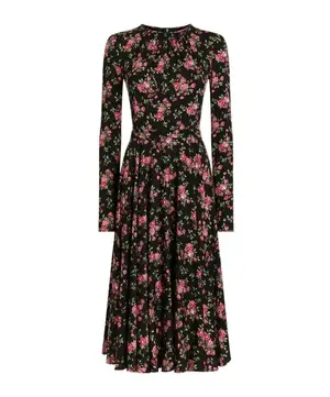 Dolce & Gabbana Floral Midi Dress