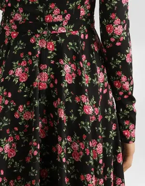 Dolce & Gabbana Floral Midi Dress