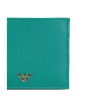 Emporio Armani Logo Detail Wallet - Green
