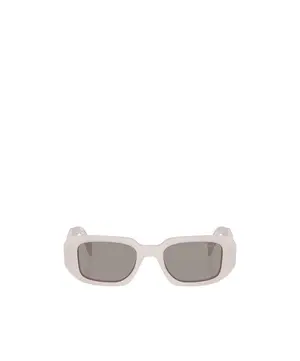 Prada Rectangular Frame Sunglasses - Gray