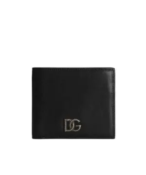 Dolce & Gabbana Dolce Gabbana Dg Logo Plaque Wallet - Black