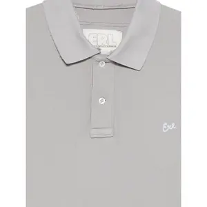 ERL Logo Piqué Polo Shirt - Grey