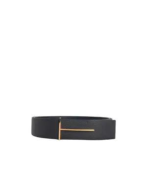 TOM FORD Logo Buckle Belt - Black