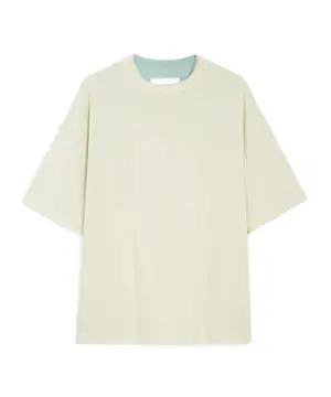 JIL SANDER Double Layer Crewneck T-shirt