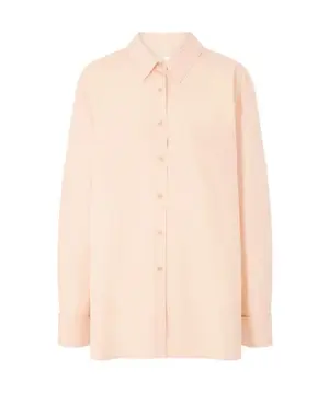 Khaite Cotton Poplin Shirt - Peach