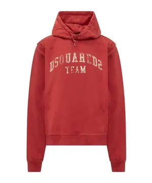 Dsquared2 Distressed Logo Hoodie