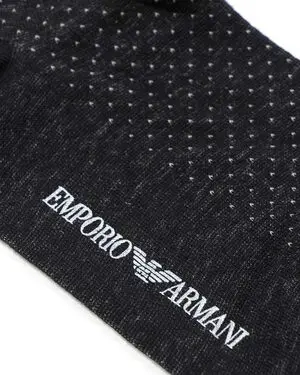 Emporio Armani Logo Knitted Crew Socks