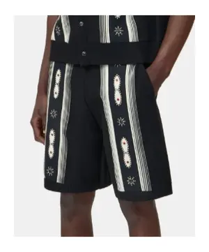 Amiri Striped Detail Shorts