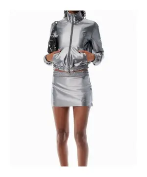 Alexander Wang Logo Mini Skort - Grey