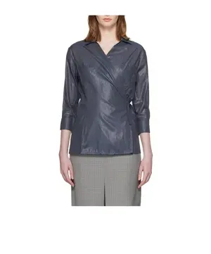 Paloma Wool Wrap V-neck Top - No