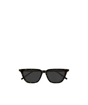 Saint Laurent Sulpice Thin Cat-eye Sunglasses - Black