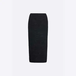 Alessandra Rich Button-detailed Long Skirt