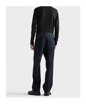 Prada Wool Pants With Technical Details