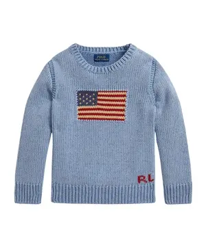 Polo Ralph Lauren Crew Neck Knitted Sweater - Blue