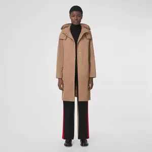 Burberry Detachable Hood Car Coat