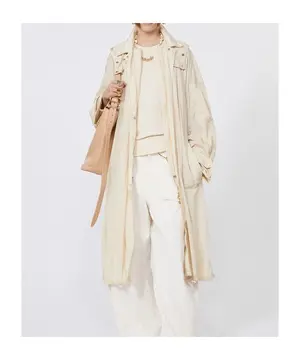 Sportmax Hooded Buttoned Coat
