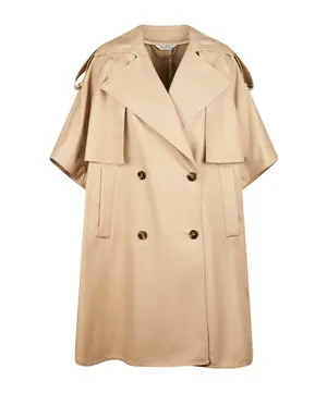 Max Mara Short-sleeved Double-breasted Jacket