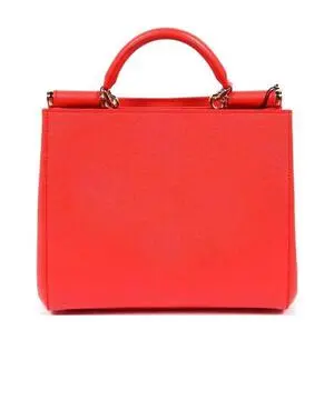 Dolce & Gabbana Logo Detail Top Handle Handbag - Orange