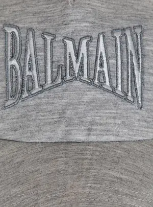 Balmain Logo Embroidered Baseball Cap