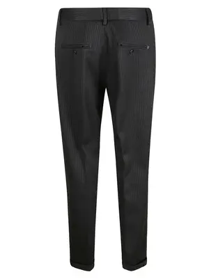 DONDUP Tailored Trousers With Logo Detail