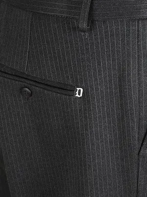 DONDUP Tailored Trousers With Logo Detail