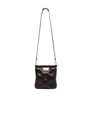 MAISON MARGIELA Quilted Logo Patch Messenger Bag