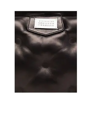 MAISON MARGIELA Quilted Logo Patch Messenger Bag