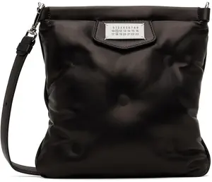MAISON MARGIELA Quilted Logo Patch Messenger Bag
