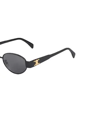 Celine Oval Full Rim Sunglasses