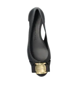 FERRAGAMO Vara Bow Detail Pumps - Black