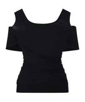 Isabel Marant Étoile Cold-shoulder Ruched Top