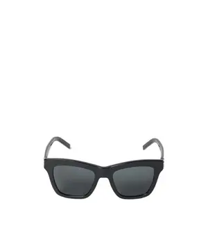 Saint Laurent Square Frame Sunglasses - Black
