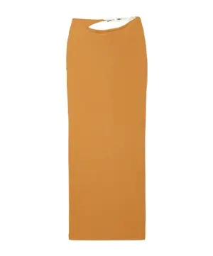 Christopher Esber Sculpted-strap Column Maxi Skirt