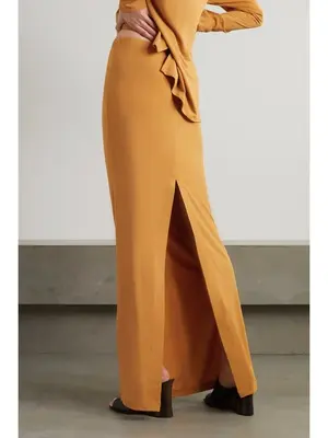 Christopher Esber Sculpted-strap Column Maxi Skirt