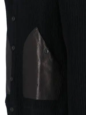 Junya Watanabe Button Long-sleeved Sweater With Patch Pockets