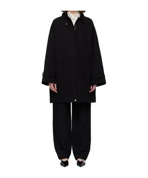 TOTEME Oversized Trench Jacket - Black