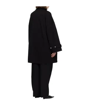 TOTEME Oversized Trench Jacket - Black